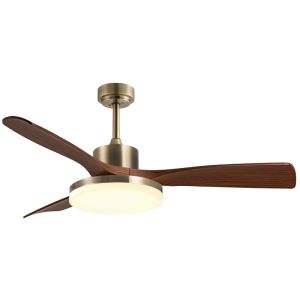 Quality Wholesale Modern 42/52 Inches Ceiling Fan Light 3 Blades DC Motor Remote Control for sale