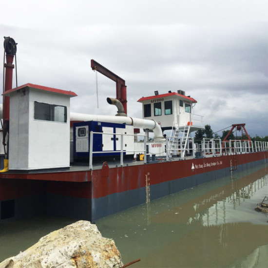 Quality 22 Inch River Dredging Mud Clay Pumping Cutting Suction Dredger Diesel Engine Or for sale