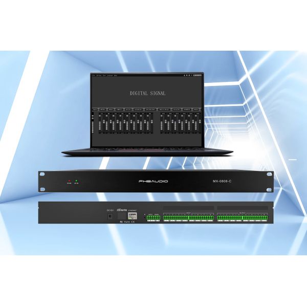 Quality 16 In 16 Out DSP Digital Processor AGC AFS 18dBu Sound Audio Processor for sale