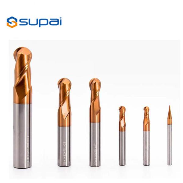 Quality Flat 1 Roughing End Mill , Single Flute End Mill Aluminum Customized Length for sale