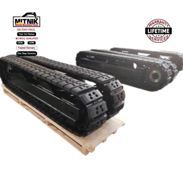 Quality 3T Rubber Track Chassis The and Durable Underframe for Construction Machinery for sale