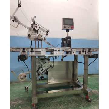 Quality Kinco Automatic Top And Bottom Labeler Cream Jar Labeling Machine for sale