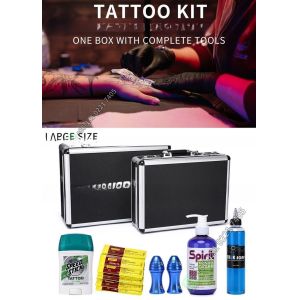 Quality Tattoo Machine Kit Professional Wireless Tattoo Set with Big and Small Size Box for sale