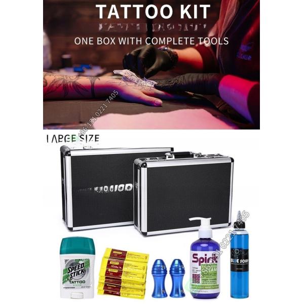 Quality Tattoo Machine Kit Professional Wireless Tattoo Set with Big and Small Size Box for sale