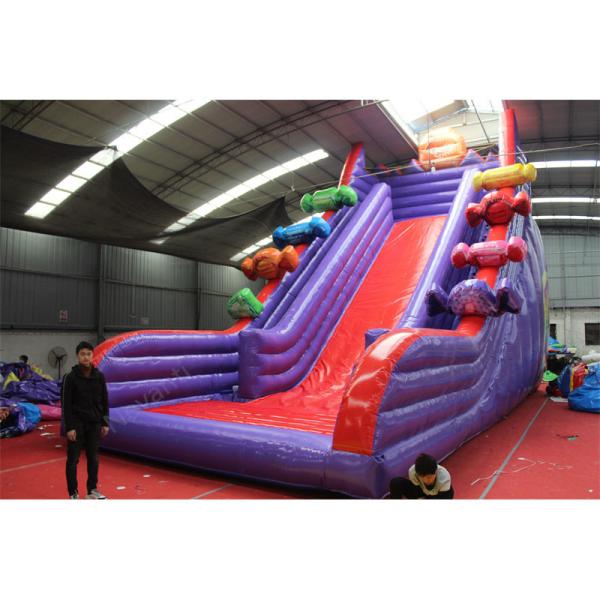 Quality PVC Accessory Packing Bag Included Design Giant Dry Inflatable Bouncer Slide For for sale