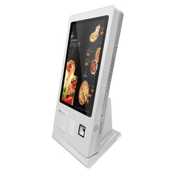 Quality Automatic Self Ordering Kiosk QR Scanner Payment Self Check In Kiosk for sale