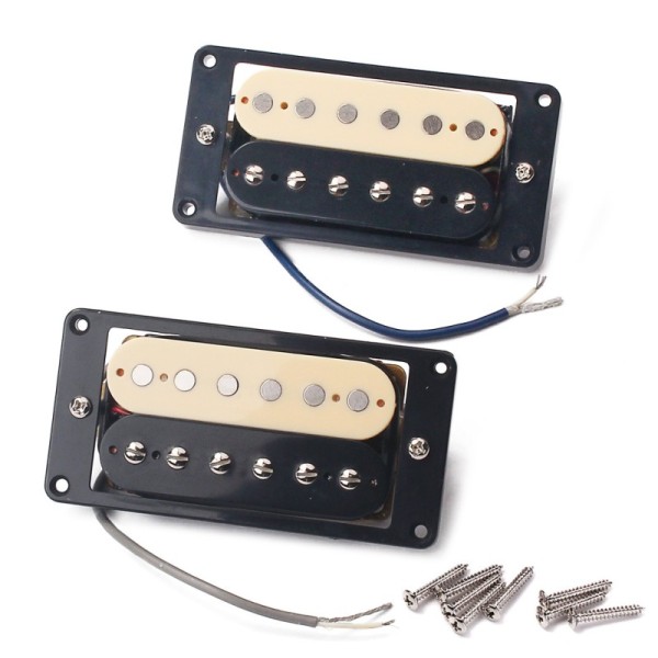 Quality Double Coil Pickups Zebra Humbucker Pickup Vintage Magnet LP Guitars Black Cream Cover for sale