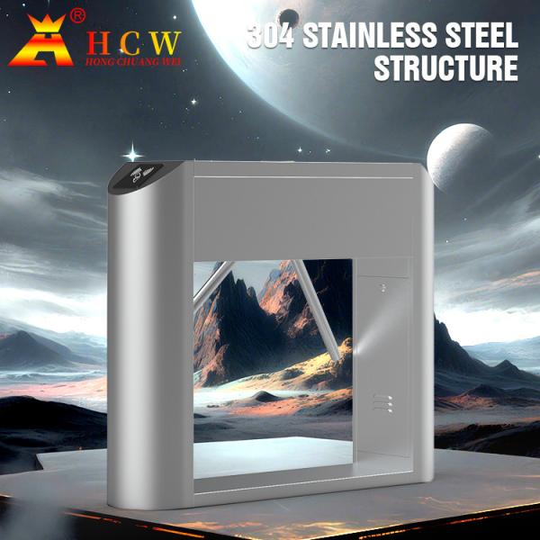 Quality SS304 Stainless Steel Full Automatic Three Arm Tripod Turnstile Gate for sale