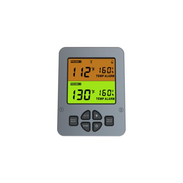 Quality Dual Probe BBQ Meat Thermometer With Timer Countdown For Smoker Temperature for sale