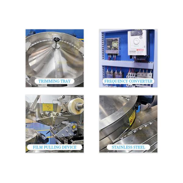 Quality 3.7kw Horizontal Individual Candy Wrapping Machine Chocolate Balls 1000bag / Min for sale