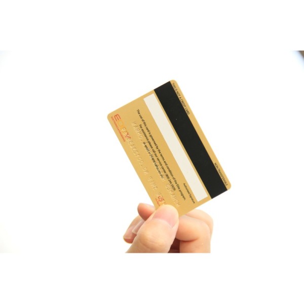 Quality Plastic Loyalty HICO Black Magnetic Stripe Card With Printing Customize Size for sale