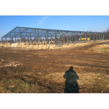 Quality Prefabricated Steel Frame Buildings / Metal Building Frame Structure Warehouse for sale