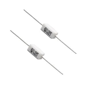 Quality Horizontal Ceramic Wirewound Resistors , 2W 150V Power Supply Resistors for sale