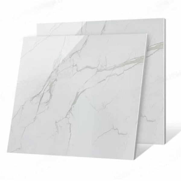 Quality Acid Resistant Antibacterial Light Grey Ceramic Tile For Wall And Floor Tiling for sale