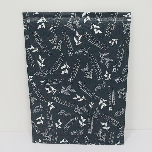 Quality Custom Printed Eco Plastic Bubble Mailer Full Color 3mm Thick 20cm Width for sale