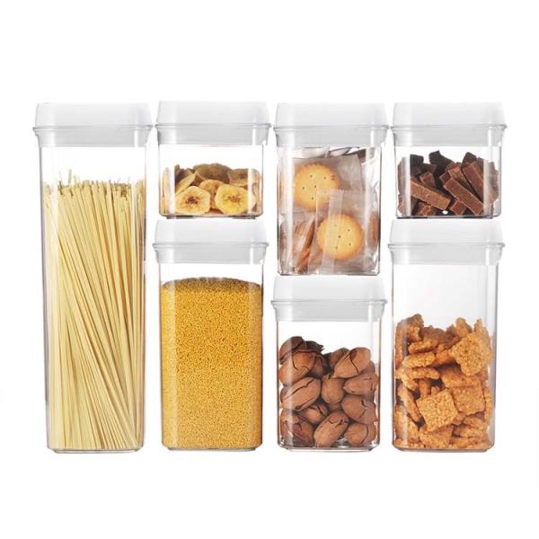 Quality Sealed Plastic Transparent Food Containers Airtight for sale