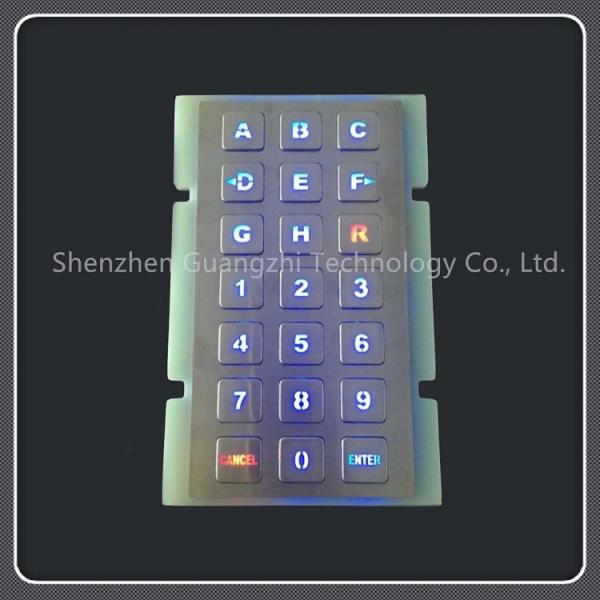 Quality Customized 21 Key Keyboard 3 * 7 Matrix Layout Sus 304 Stainless Steel Material for sale