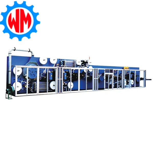 Quality Professional Design CE Full Automatic Sanitary Pad Making Machine 350m/Min for sale