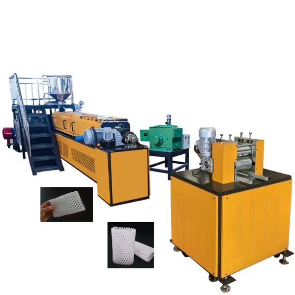 Quality Customized fruit PE/EPE Plastic foam sock protective sleeve net making machine for sale