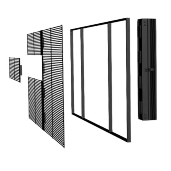 Quality 500X1000mm PH5-10 Outdoor High Brightness High Refresh Rate LED Transparent for sale