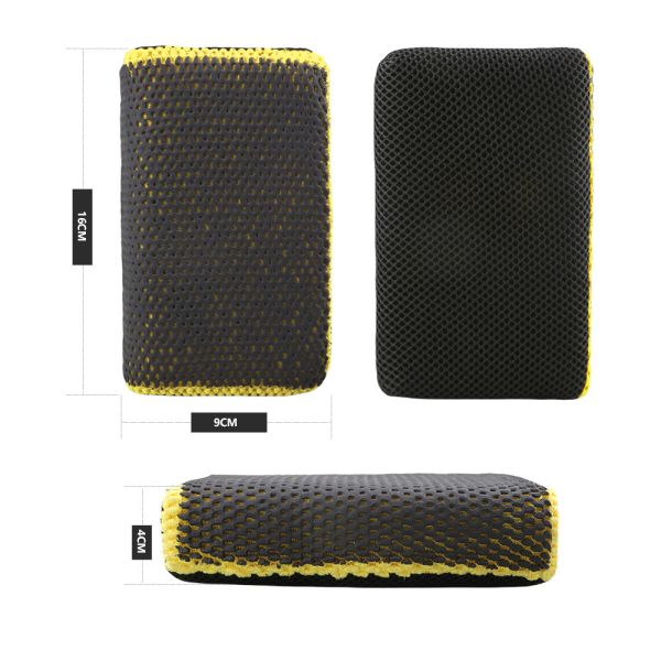 Quality Square Yellow Clay Block For Auto Detailing Remove Contaminants Without Lub for sale