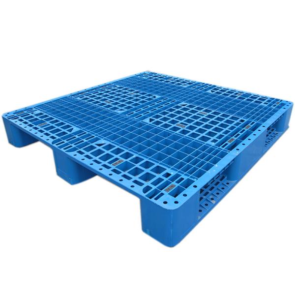 Quality 6 Runners Recycled Plastic Pallets HDPE PP Euro Grid Pallet for sale