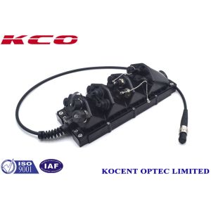 Quality IP67 Waterproof Fiber Optic Splice Closure with 12 Ports and Mini ODVA Optitap for sale