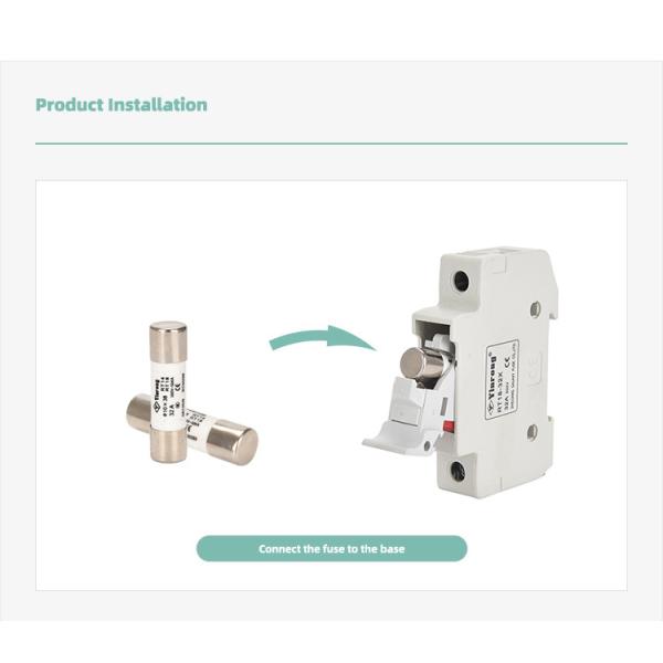 Quality PV Fuse Holder AC 3A 500V Match 10*38mm for sale