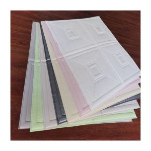 Quality Modern Design Style Korean XPE Foam Brick Wood Wallpaper 3D Stone Design Foam for sale