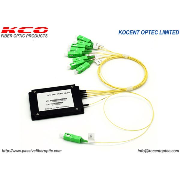 Quality 8CH Mux Passive Optical DWDM SC APC Connector 100G For CATV Networks for sale