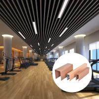 Quality Fireproof Suspended Strip Aluminium Ceiling Tile For Indoor Decoration for sale