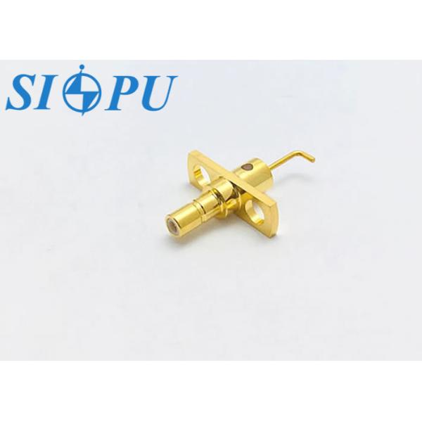 Quality SSMB Male RF Coaxial Connector – Straight Microstrip Type, Flange Mounted, for sale