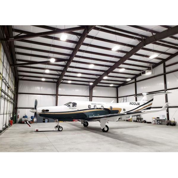 Quality Faster Construction Prefab Steel Hangar Q355B Customized Large Span Building for sale