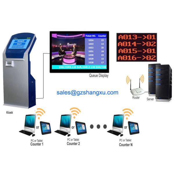 Quality Bank Intelligent 7 inch Touch Tablet Calling Terminal Electronic Queuing System for sale