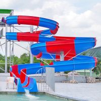 Quality OEM/ODM Open Spiral Water Slide For Outdoor Amusement Park for sale