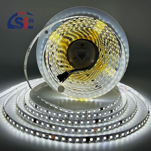 Quality Residential LED Light Strip DC12V 24V SMD2835 Electroplate PCB 120Ds 8mm Ra 80 6500K Running for sale