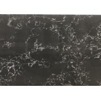 Quality Black Carrara Artificial Quartz Stone Heat Resistance Easy To Clean for sale