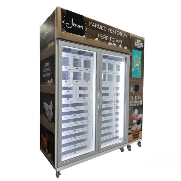 Quality WEIMI Smart Egg Vending Machine 24/7 Refrigerated Fresh Egg Retail System with Smart Temperature Control and Remote Management for sale