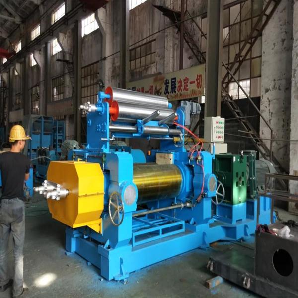 Quality 90KW Two Roll Rubber Mixing Mill Machine Craftsmanship Open Mill Rubber Mixing for sale