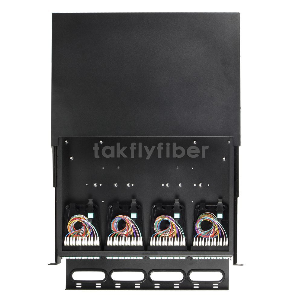 Quality Takfly High-Density Rackmount Patch Panel with Plug-and-Play 12-Fiber MTP/MPO for sale