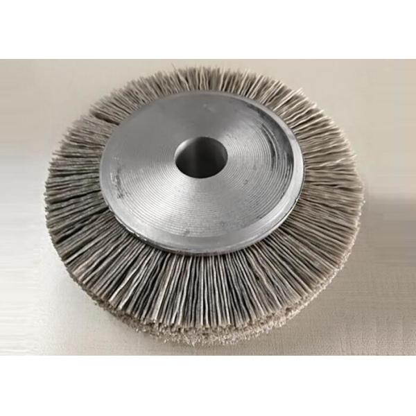 Quality Circular 180MM OD Rotary Wire Wheel Brush Aluminium Oxide Filament Material for sale