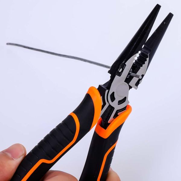 Quality Insulated Long Miniature Nose Plier Tool 8 Inch Multi Functional for sale