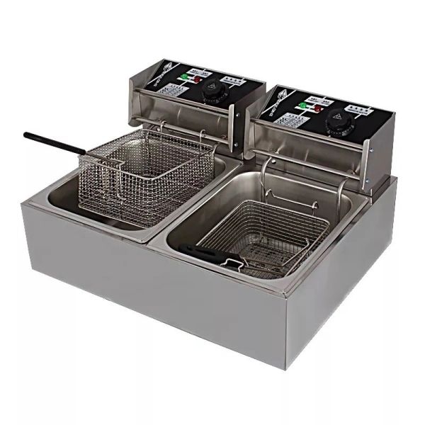 Quality Continuous Fryer Machine for Volume Production using Button Control Mod for sale