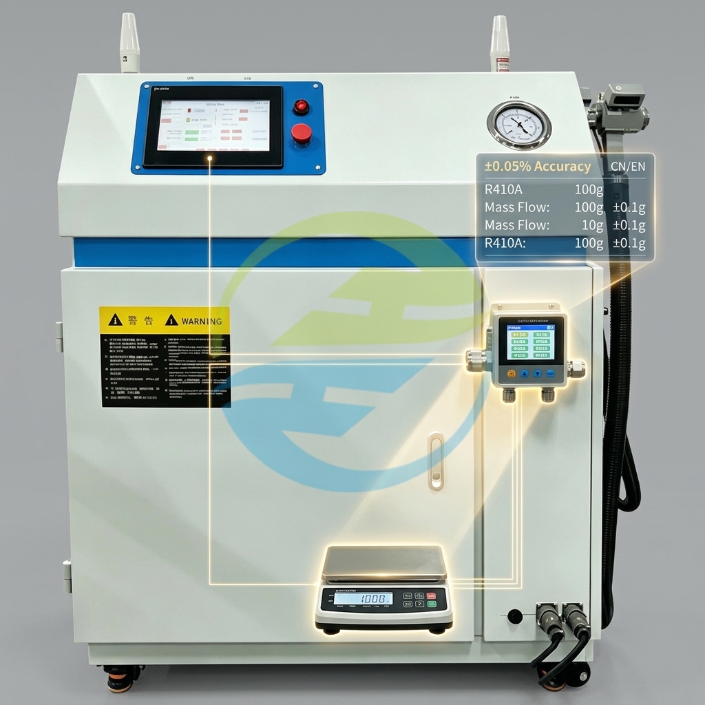 Quality Refrigerant Filling Equipment Supporting Multi-Refrigerant Precision and MES for sale