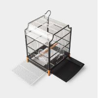 Quality 34*32*45cm Foldable Aluminum Alloy Long Service time Bird Cage for sale