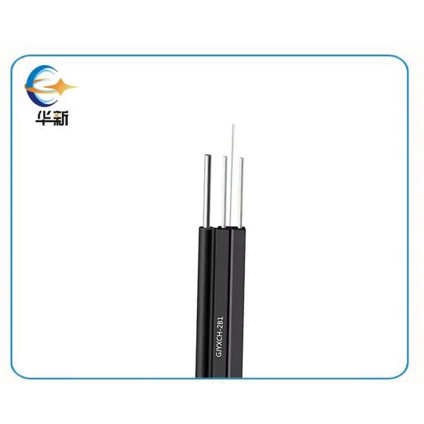 Quality Fig 8 Self Supporting FTTH Drop Cable Low Bend Optical Fiber 1 2 4 Core Drop for sale