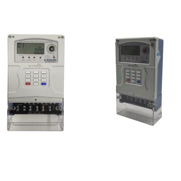 Quality Three Phase STE38-A Smart Electricity Meter Anti Tamper for sale