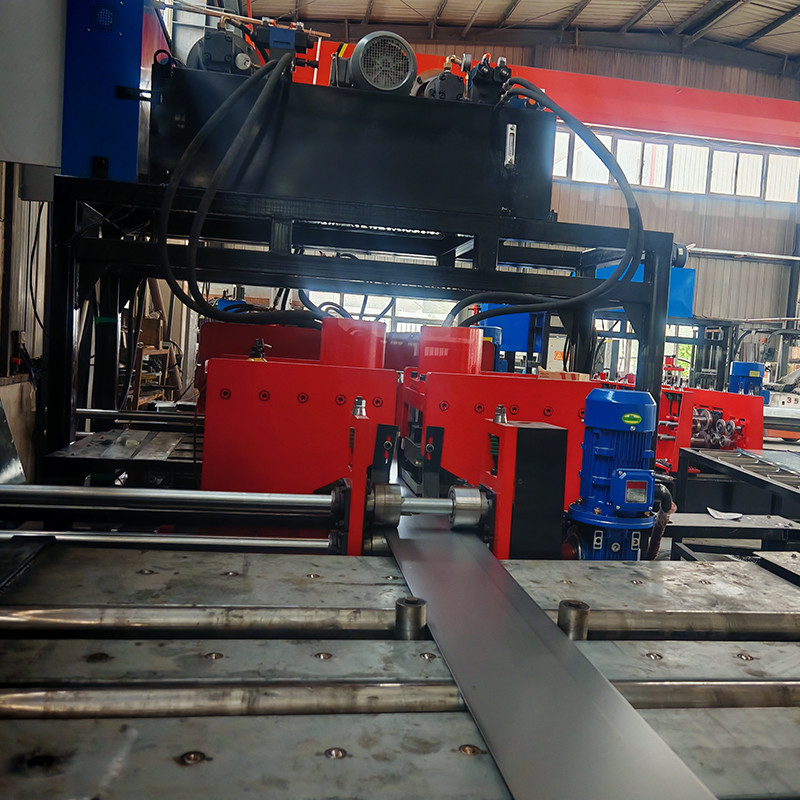Close-up view of Cable Tray Roll Forming Machine components