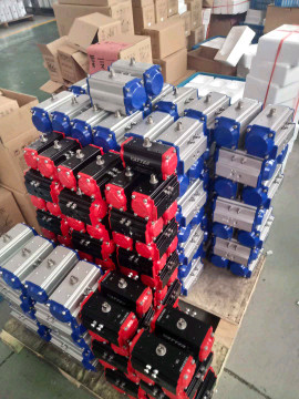 Quality 3 Position Pneumatic Rotary Actuator Rack And Pinion for sale