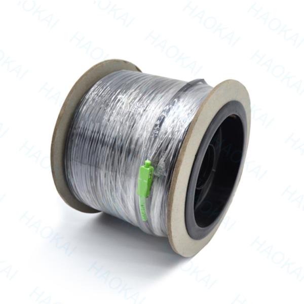 Quality SC APC Patch Cord With Roll Indoor Outdoor Drop Fiber Cable Self Support for sale